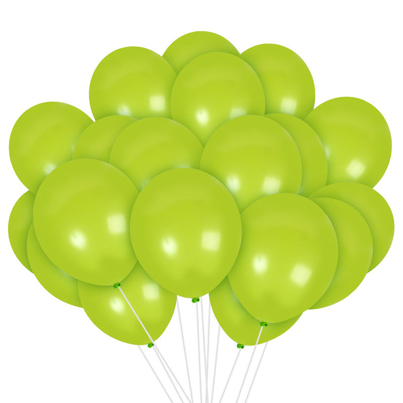 Lime Green Balloons - 12 Inch Latex Balloons – Treasures Gifted