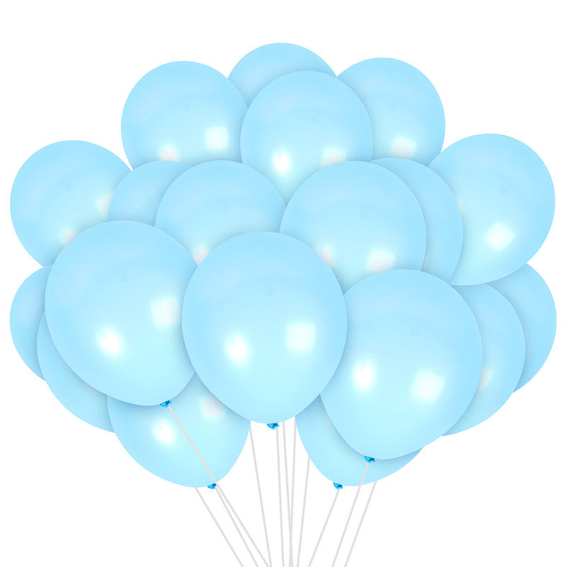 Baby Blue Balloons - 12 Inch Latex Balloons – Treasures Gifted