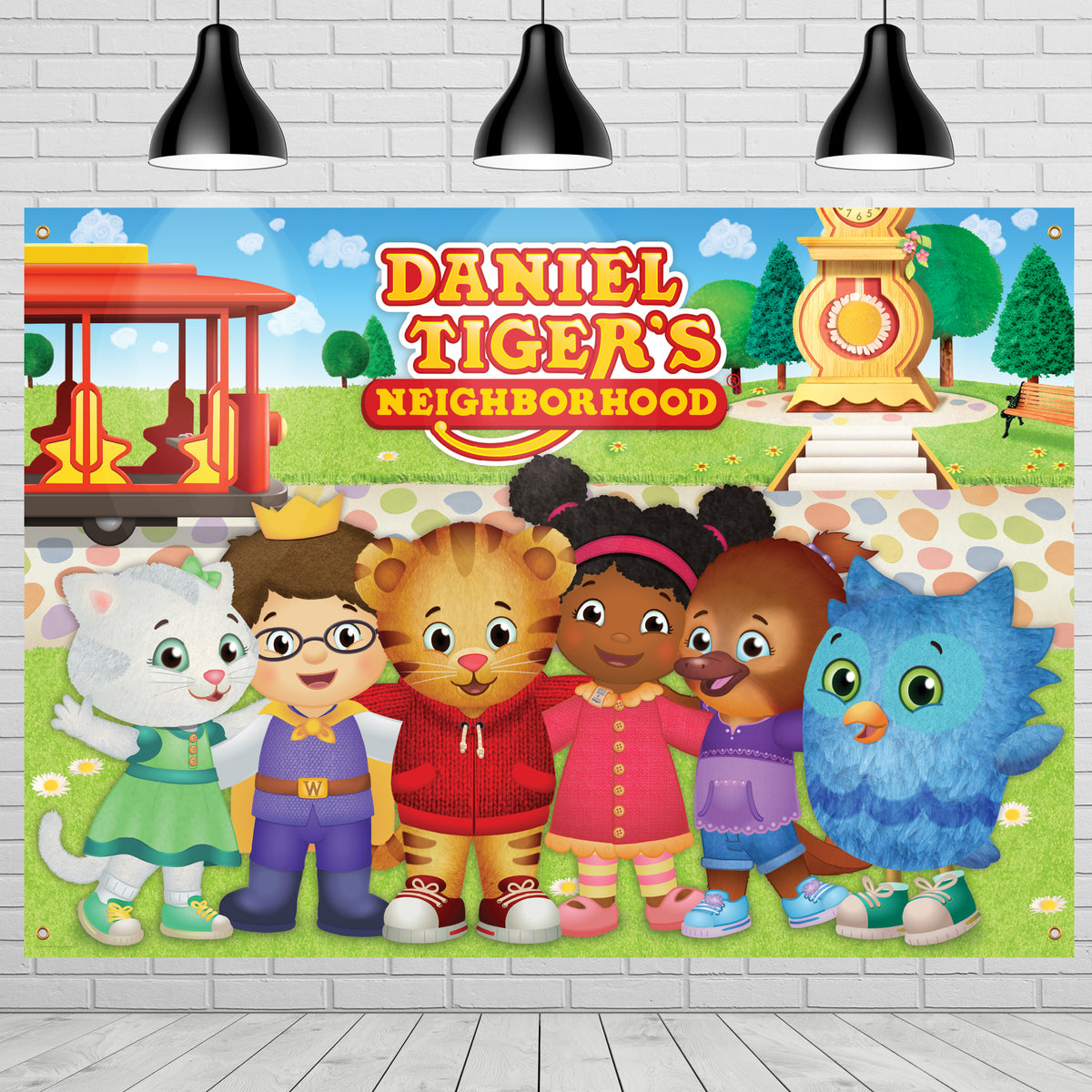 Daniel Tiger Backdrop - Daniel Tiger Birthday Supplies – Treasures Gifted