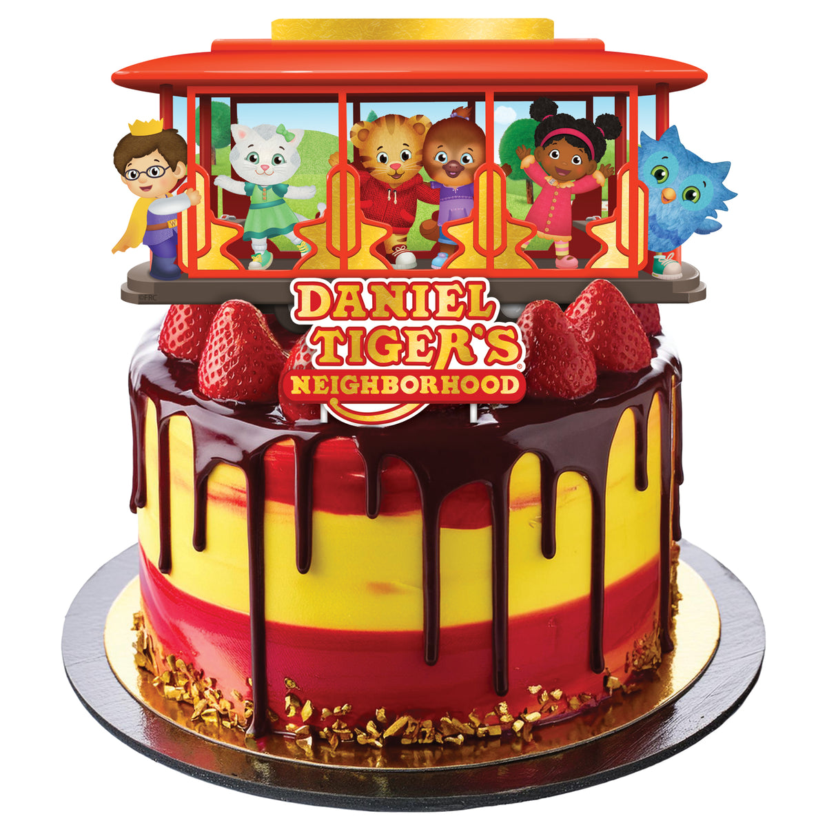 Daniel Tiger Cake Topper - Daniel Tiger Birthday Supplies – Treasures ...