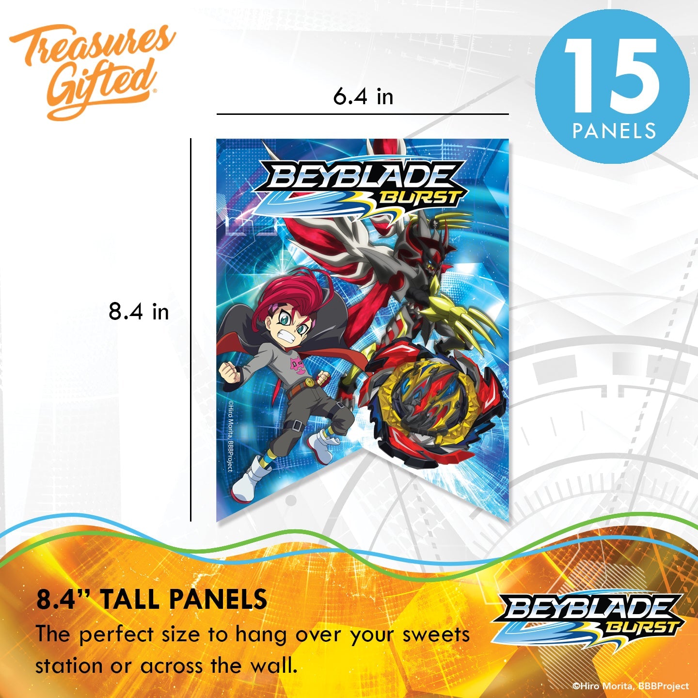 BEYBLADE Birthday Banner - BEYBLADE Party Supplies – Treasures Gifted