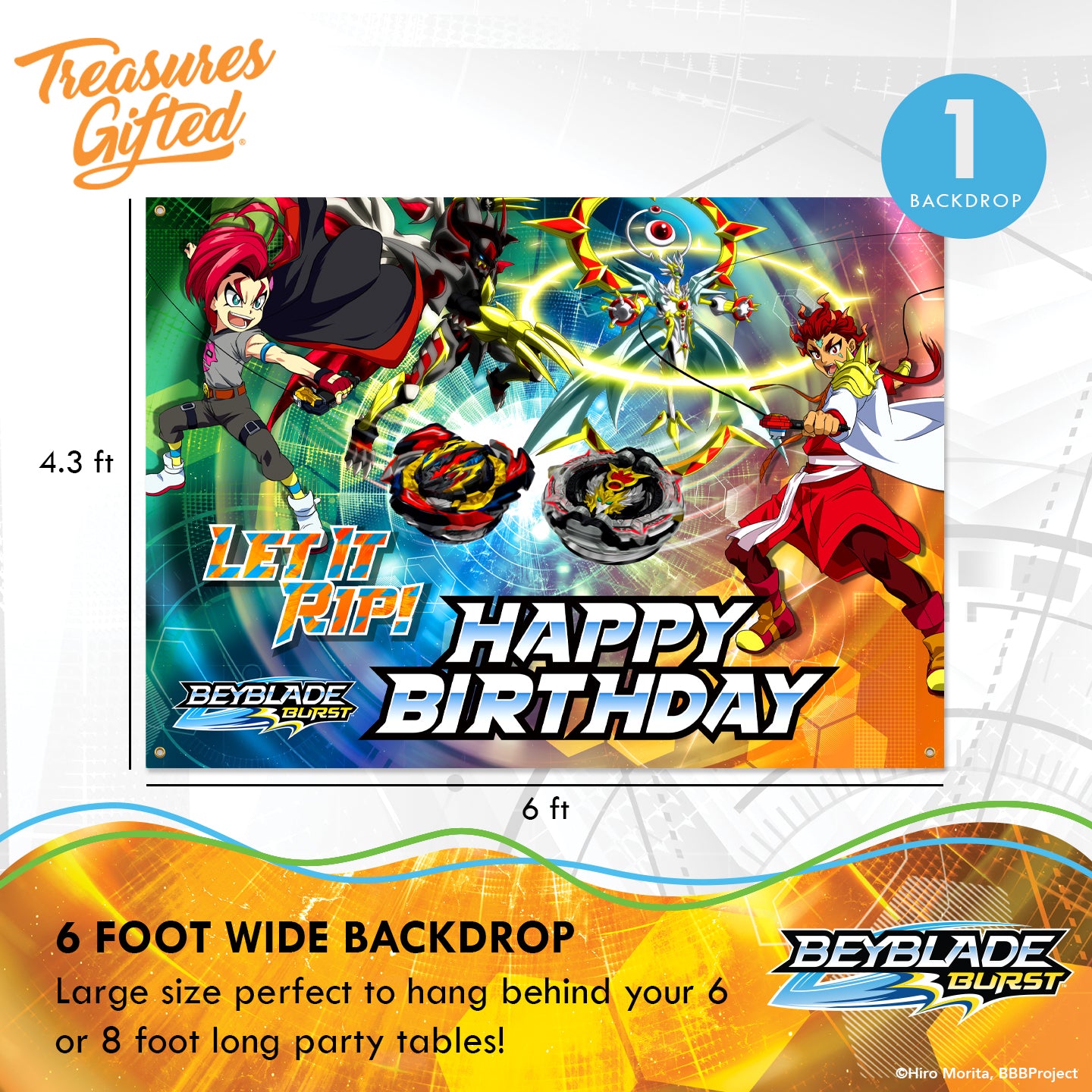 BEYBLADE Party Supplies Ultimate Set for 24 Guests – Treasures Gifted
