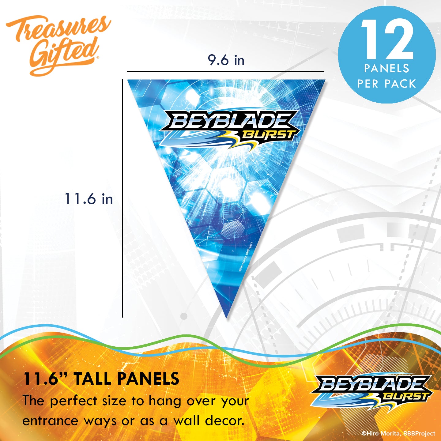 BEYBLADE Birthday Banner Pennant - BEYBLADE Party Supplies – Treasures ...