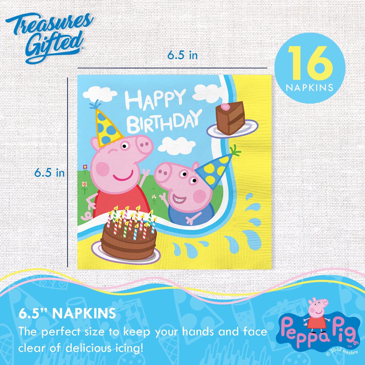 Peppa Pig Plates 9in - Peppa Pig Party Supplies – Treasures Gifted