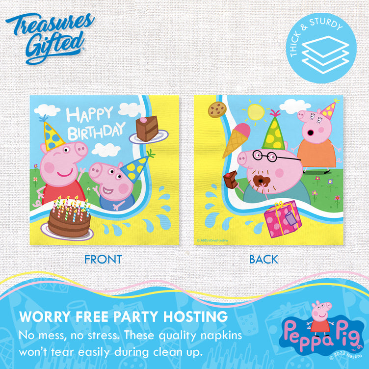 Peppa Pig Backdrop - Peppa Pig Party Supplies – Treasures Gifted