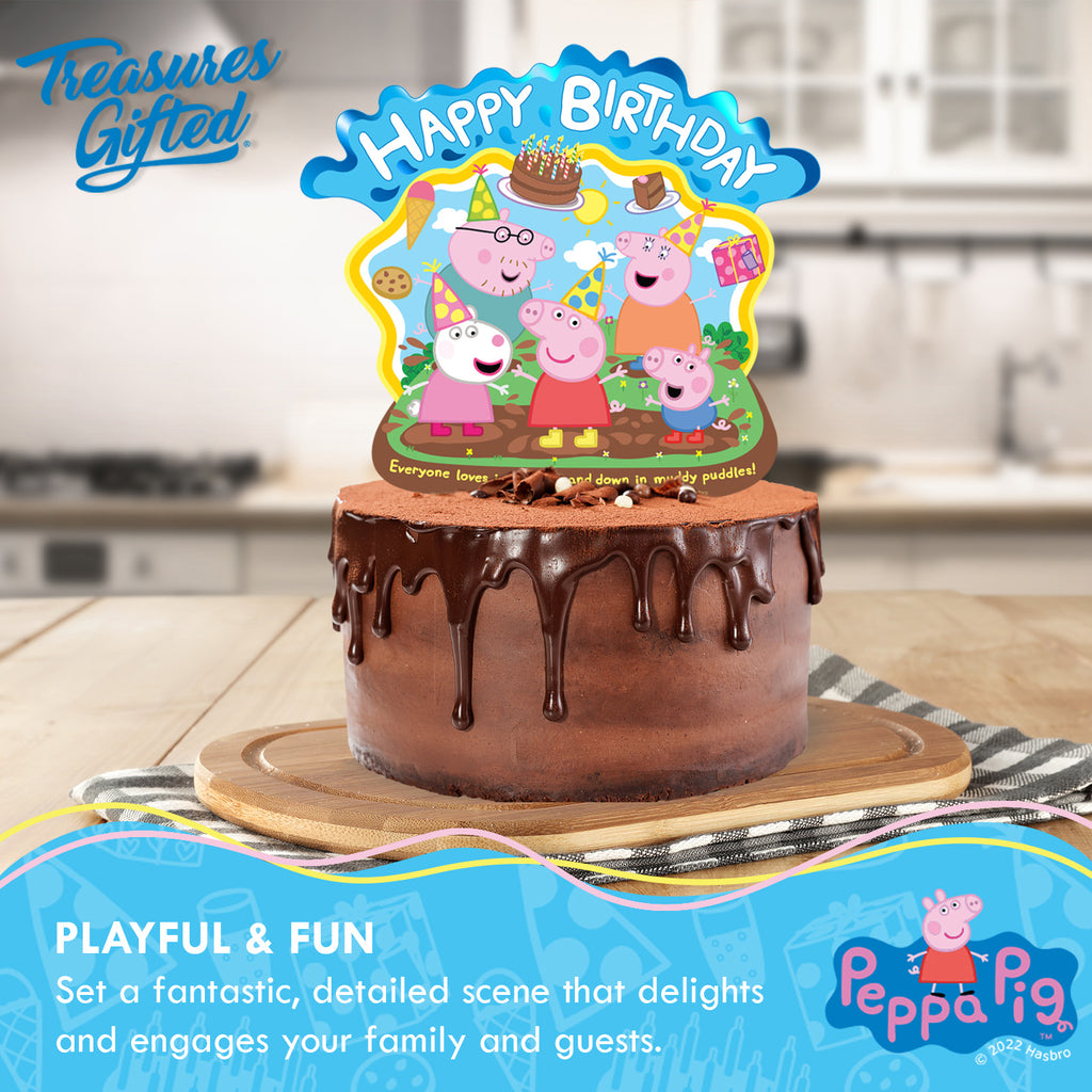 Peppa Pig Cake Topper - Peppa Pig Party Supplies – Treasures Gifted