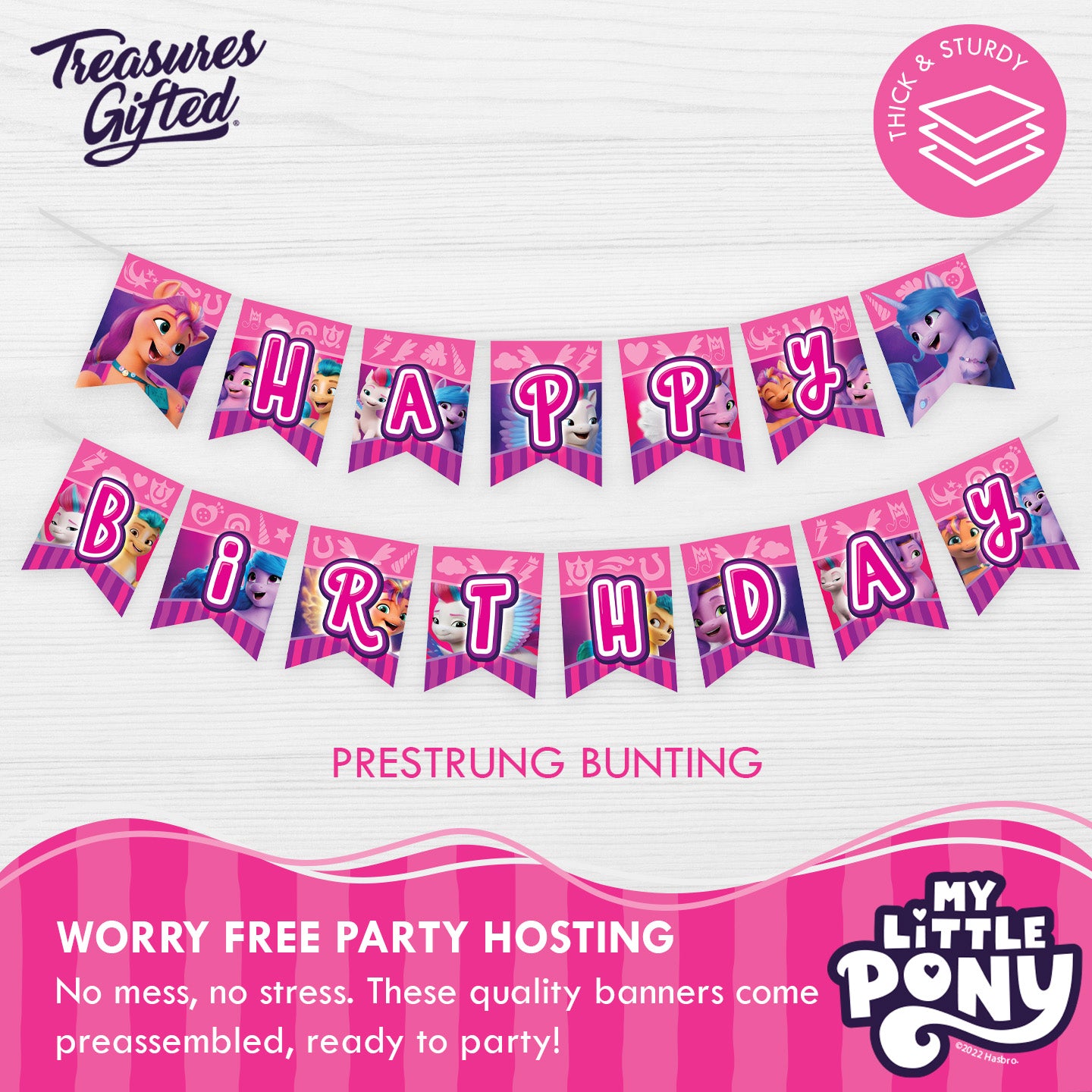 My Little Pony Birthday Banner - My Little Pony Party Supplies ...