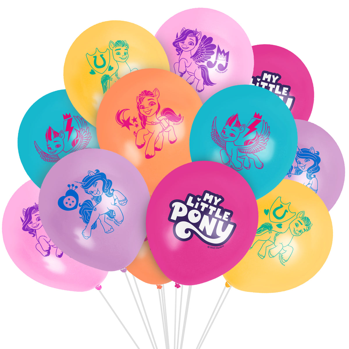 My Little Pony Balloon Bouquet - My Little Pony Party Supplies ...