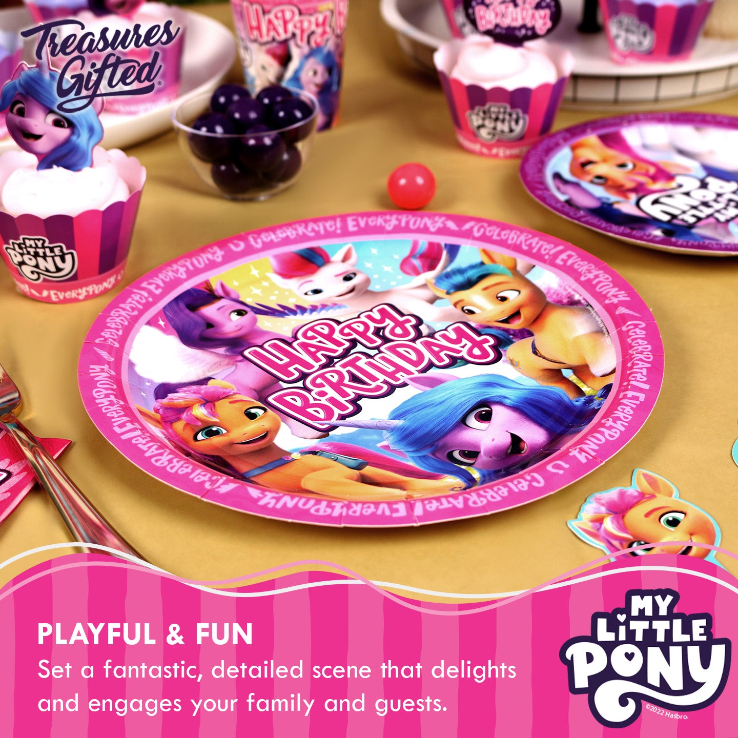 My Little Pony Plates 9in - My Little Pony Party Supplies – Treasures ...