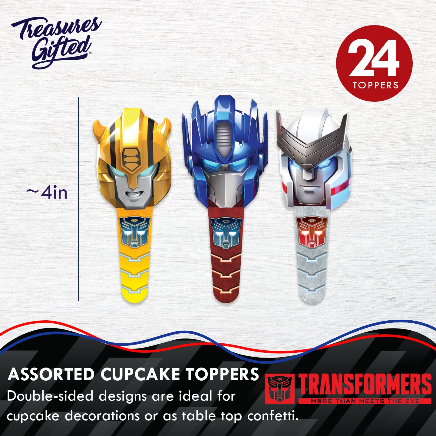 Transformers Cake Topper & Transformers Cupcake Toppers Kit – Treasures ...