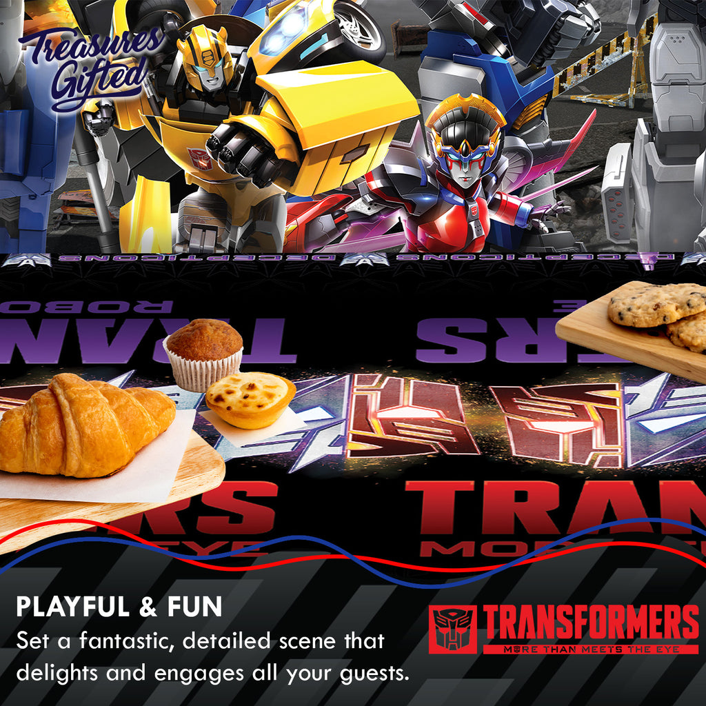 Transformers Backdrop - Transformers Party Supplies – Treasures Gifted