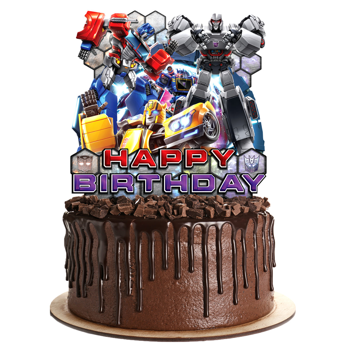 Transformers Cake Topper - Transformers Party Supplies – Treasures Gifted