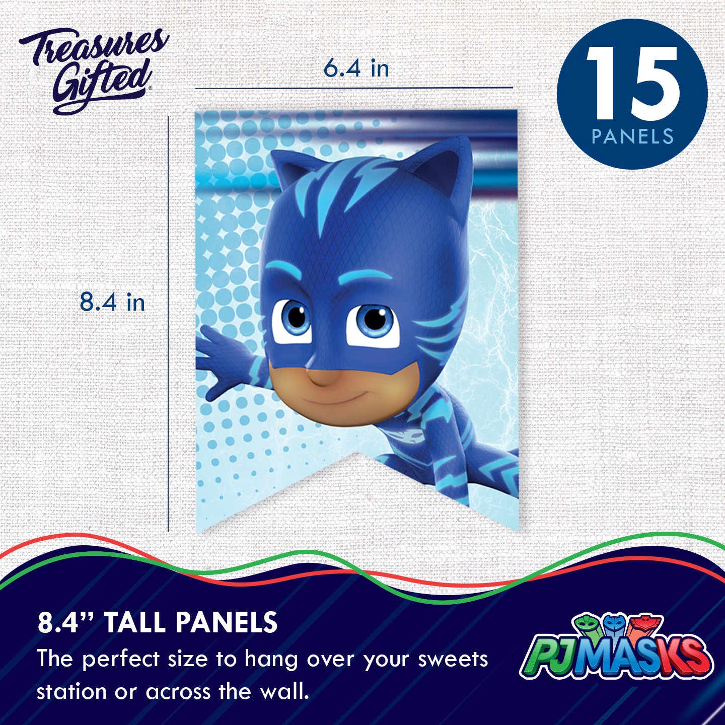PJ Masks Cake Topper - PJ Masks Party Supplies – Treasures Gifted