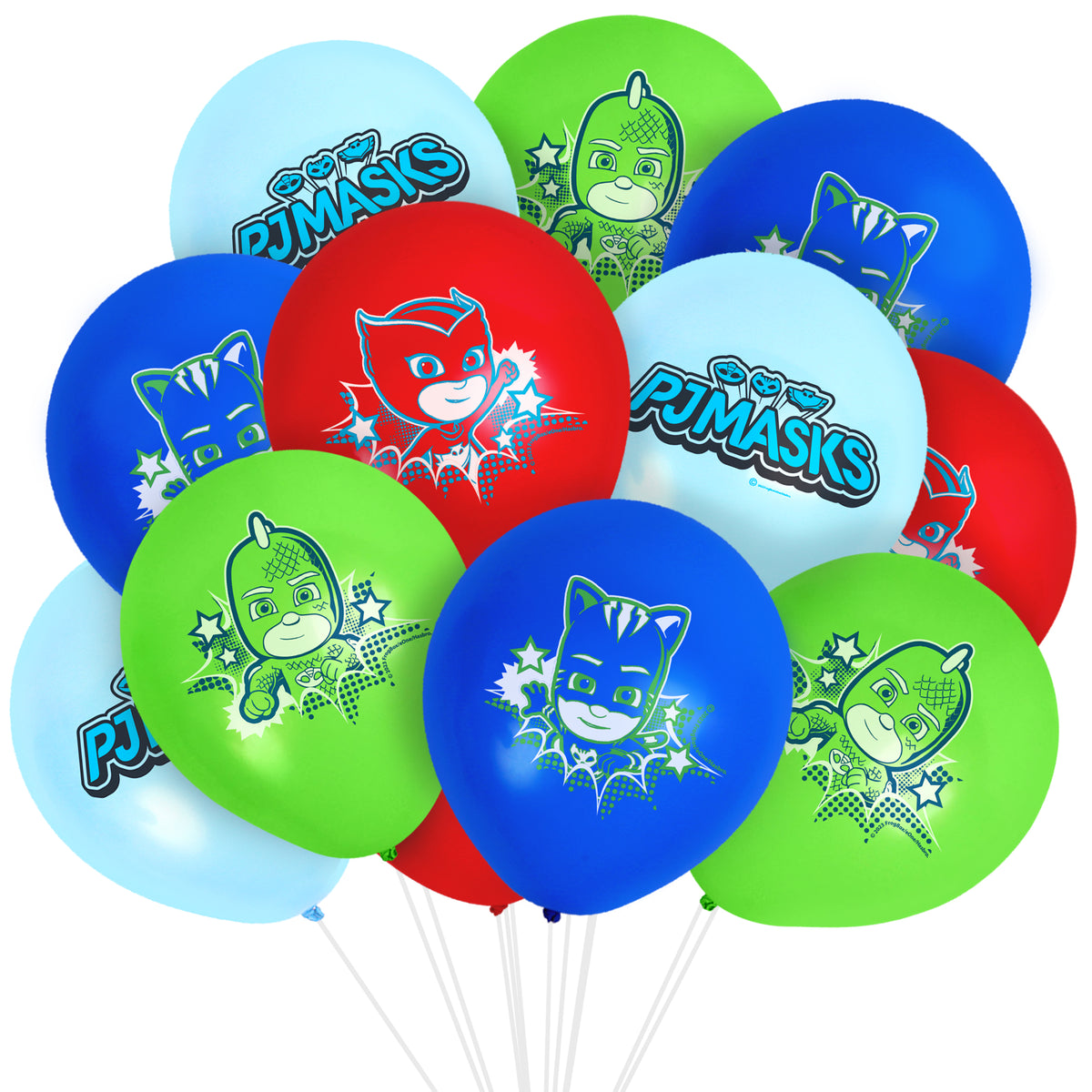 PJ Masks Balloon Bouquet - PJ Masks Party Supplies – Treasures Gifted