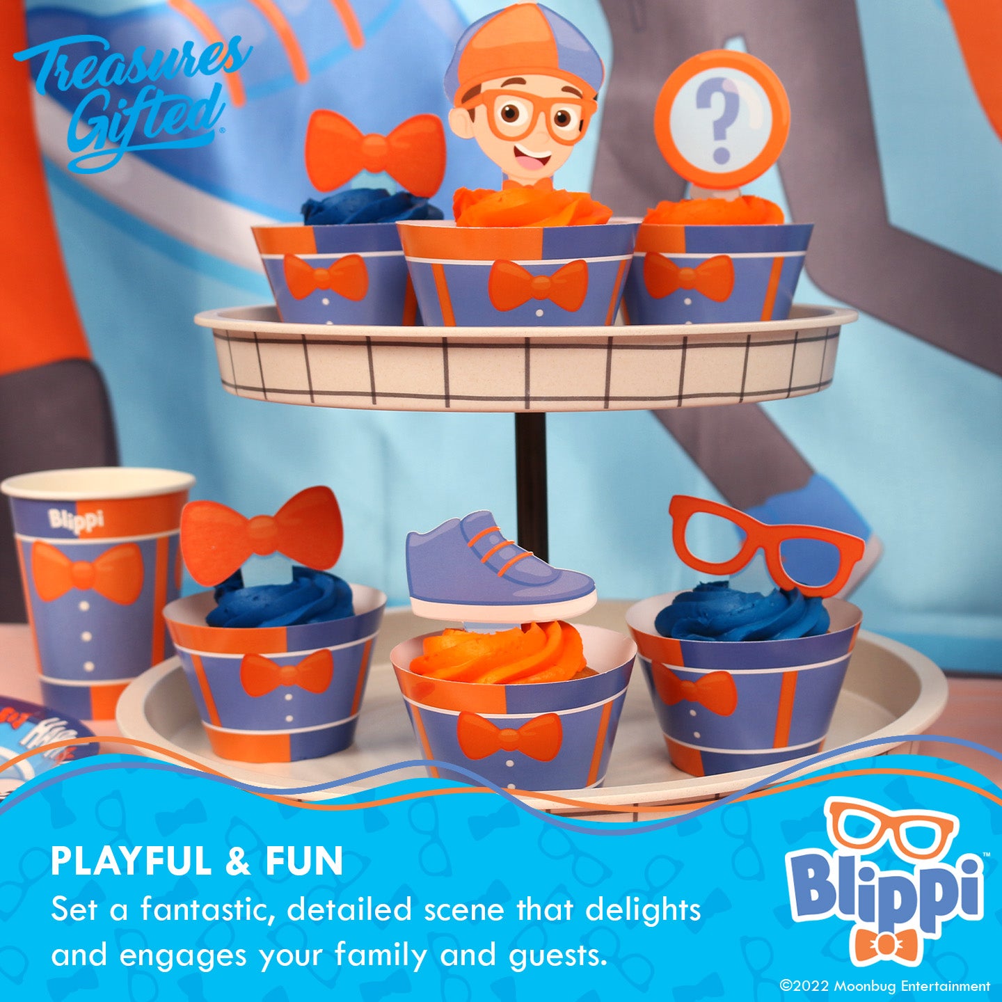 Blippi Cake Topper & Blippi Cupcake Toppers Kit – Treasures Gifted