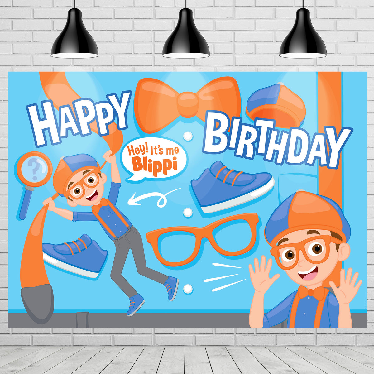 Blippi Backdrop - Blippi Party Supplies – Treasures Gifted
