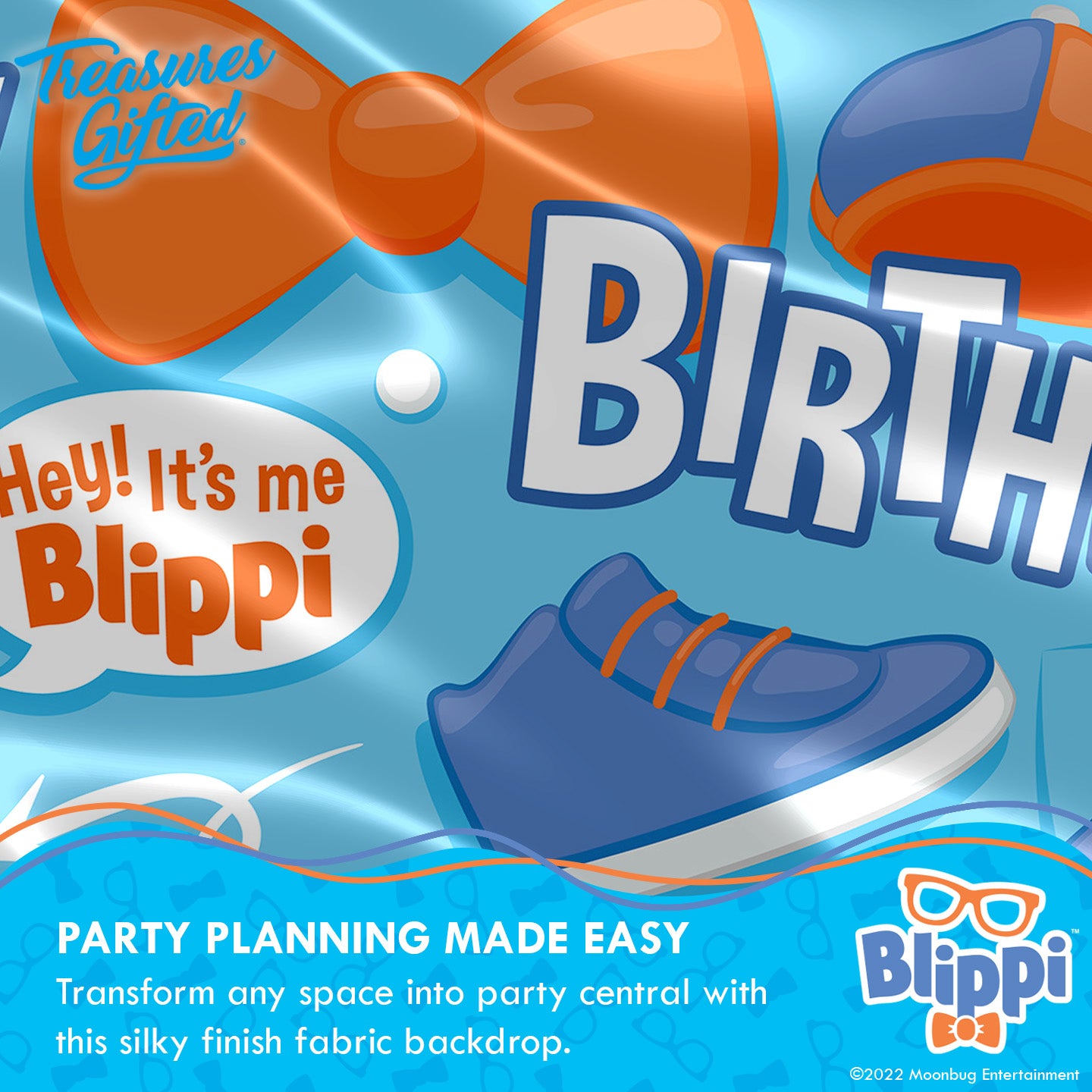 Blippi Backdrop - Blippi Party Supplies – Treasures Gifted