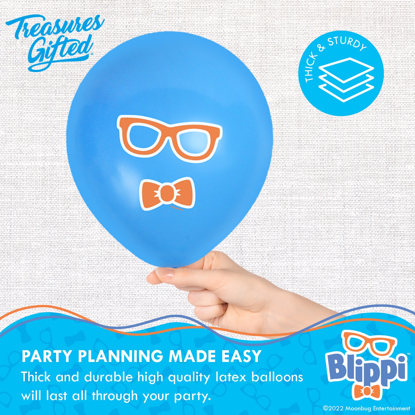 Blippi Balloon Bouquet - Blippi Party Supplies – Treasures Gifted