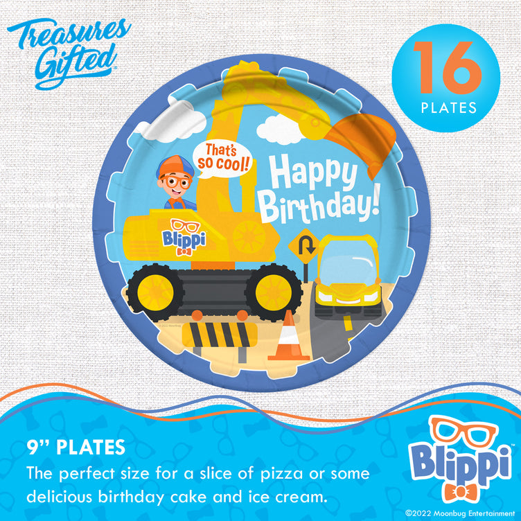 Blippi Balloon Party Bouquet Vehicle - Blippi Party Supplies ...