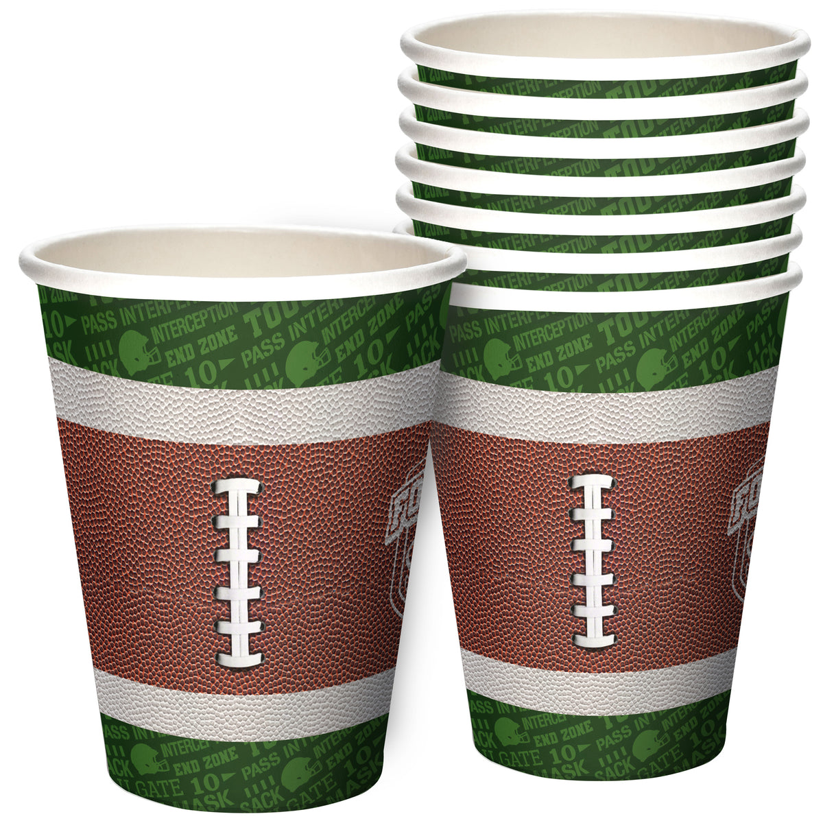 Football Cups - Football Birthday Party Supplies – Treasures Gifted