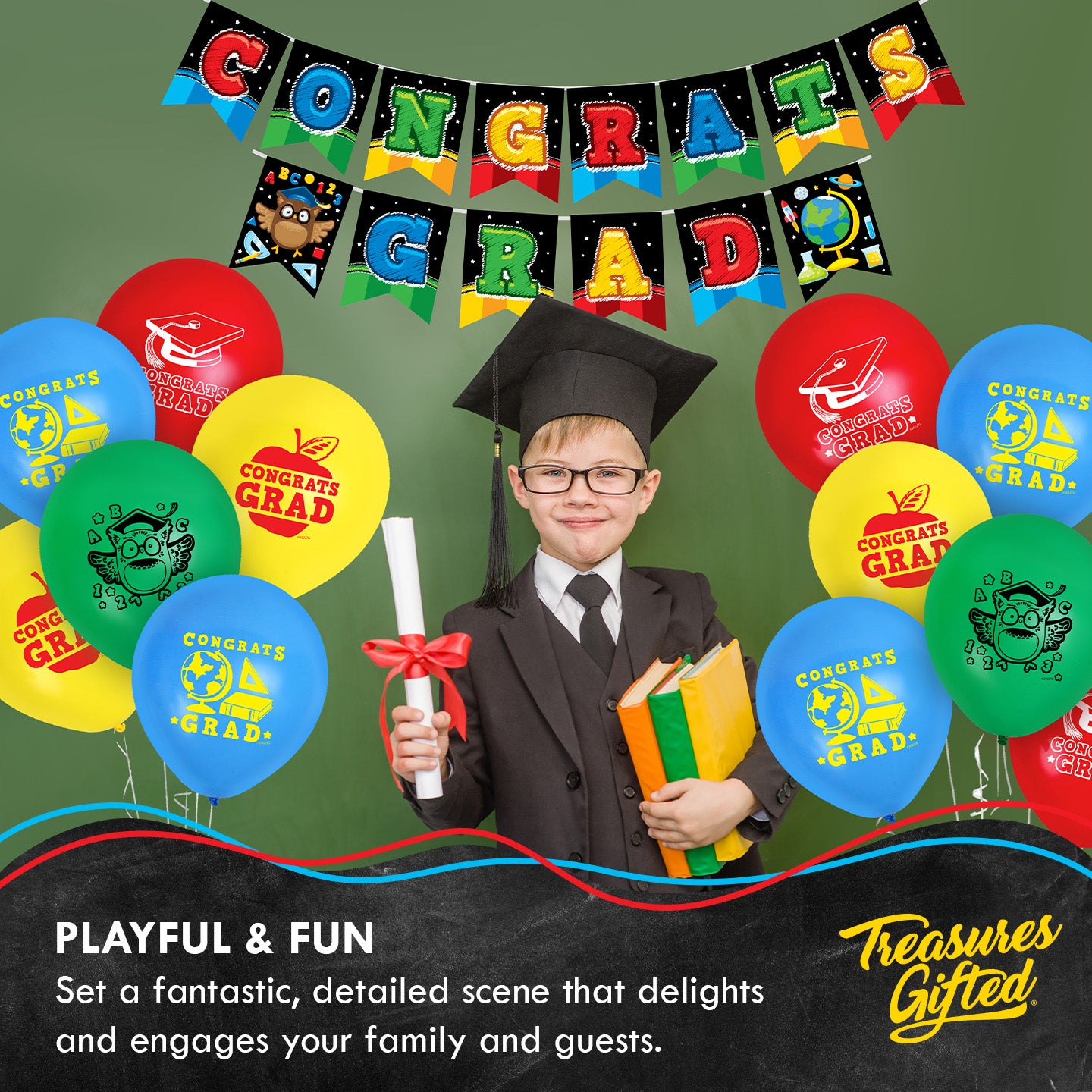 Kindergarten Graduation Banner - Kindergarten Graduation Party Decorat ...