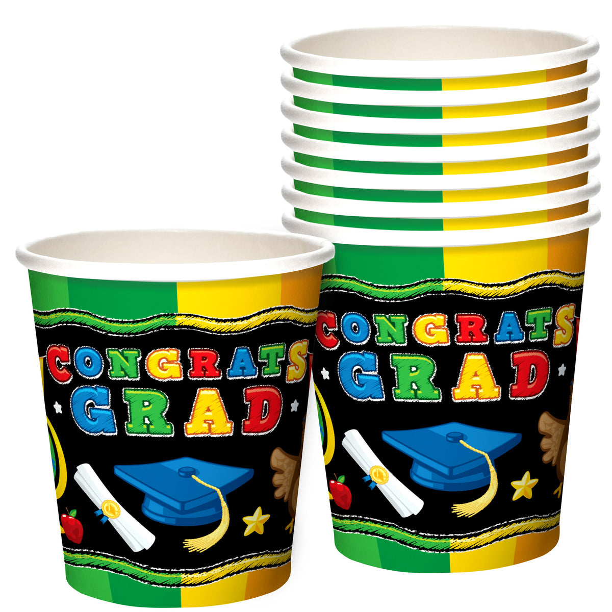 Kindergarten Graduation Cups - Kindergarten Graduation Party Decoratio ...