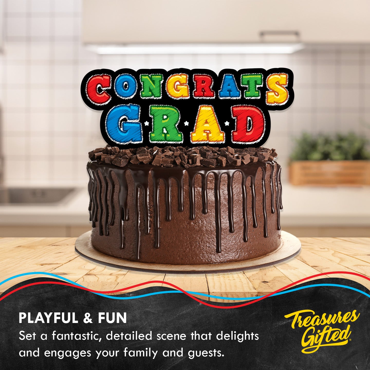 Kindergarten Graduation Cake Topper - Kindergarten Graduation Party De ...