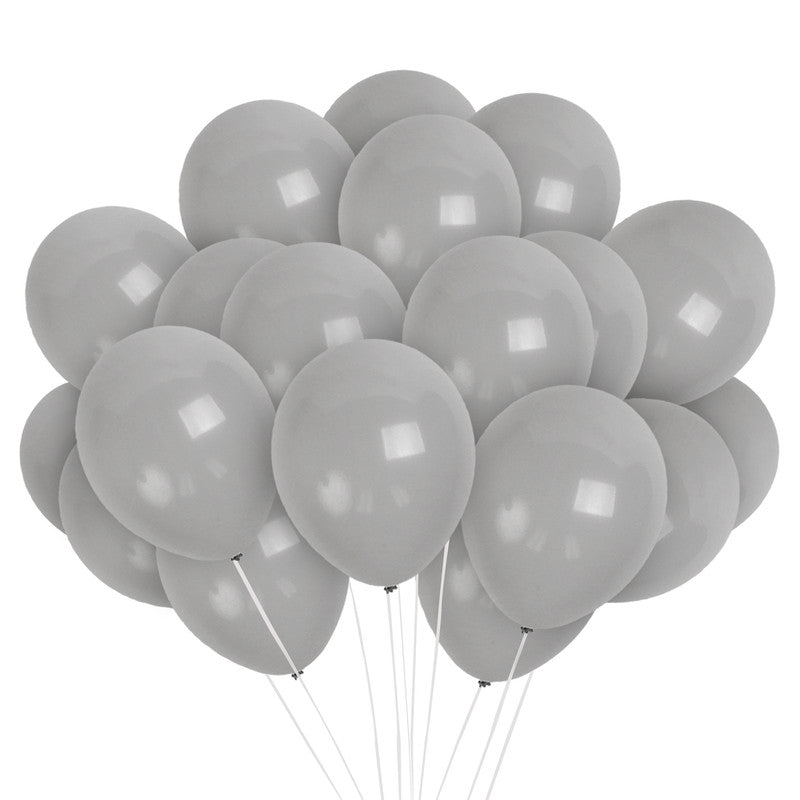 Grey Balloons - 10 Inch Latex Balloons – Treasures Gifted