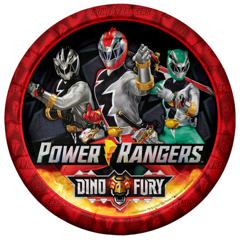 Power Rangers Plates 9in - Power Rangers Party Supplies – Treasures Gifted