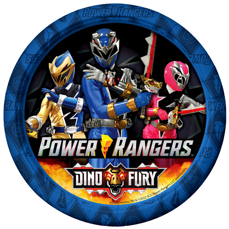 Power Rangers Plates 7in - Power Rangers Party Supplies – Treasures Gifted