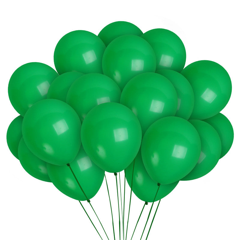 Matte Dark Green Balloons - 12 Inch Latex Balloons – Treasures Gifted